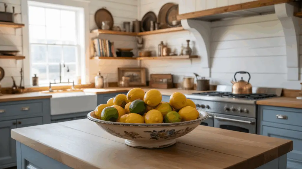 Charming Farmhouse Style Blue Gray Kitchen Cabinet Ideas to Inspire ...