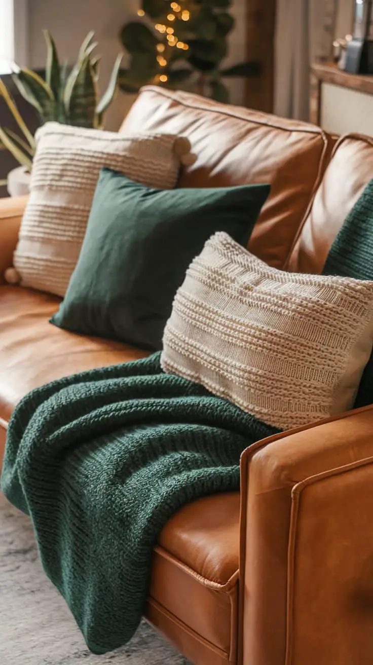 10 Best Decor Tips for Your Tan Leather Couch Living Room: Stylish ...