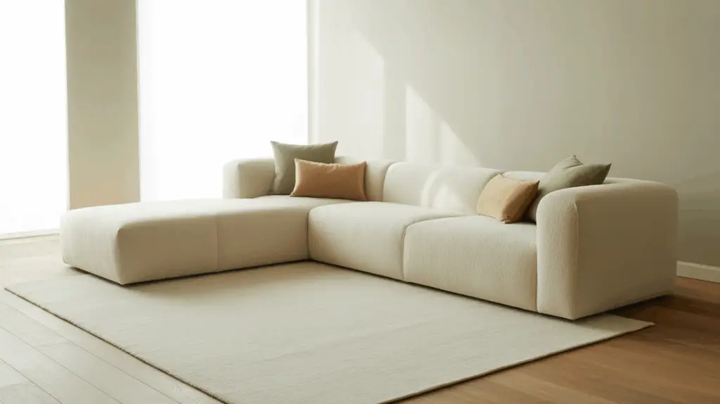 Modern Minimalist Cozy Couch Setups to Elevate Chic Living Room Design