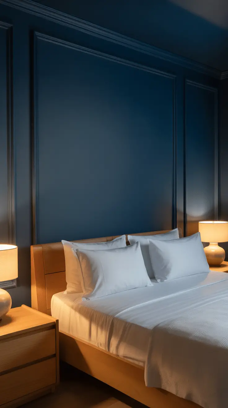 Create a Bold Statement with Navy Blue Bedroom Walls: Design Ideas for ...