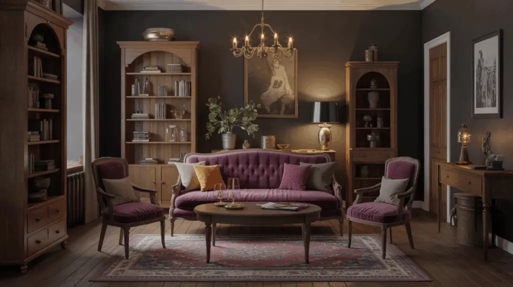 Dark Cottagecore Living Room Inspiration for a Moody Enchanted Space ...