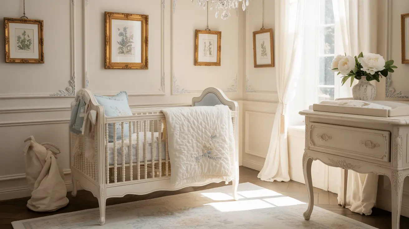 Modern French Inspired Nursery for a Cozy Baby Room: Elegant Design ...