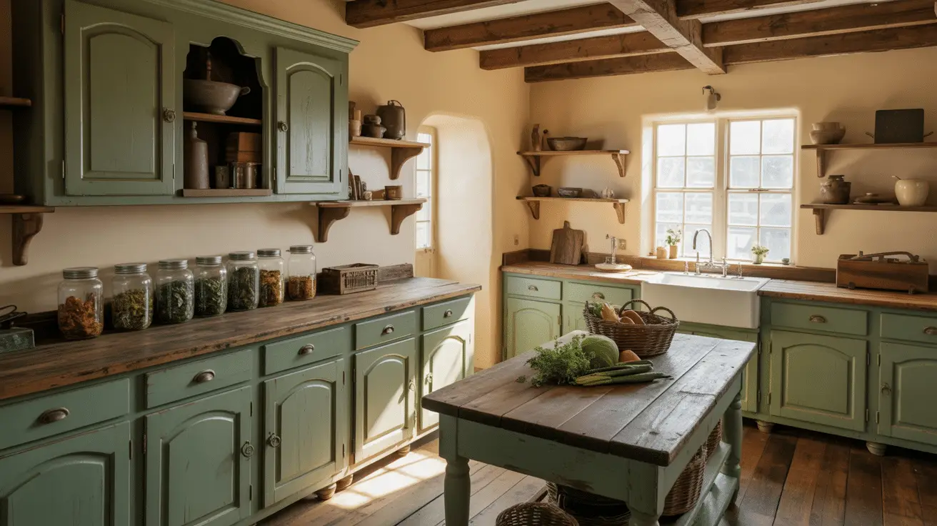 Rustic Farm Kitchen Decor for Country and Cottage Homes: Cozy Styling ...
