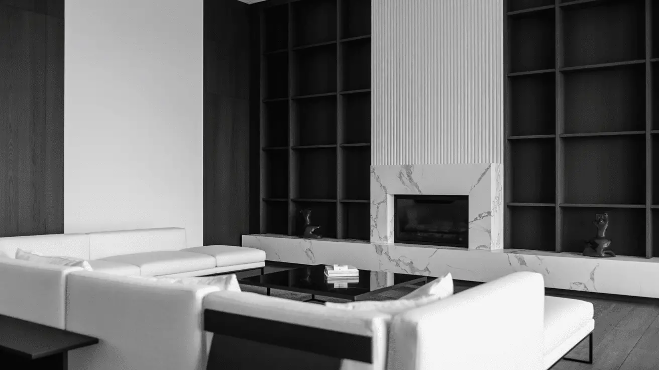 Sleek and Stylish Black and White House Interiors for Modern, Timeless ...