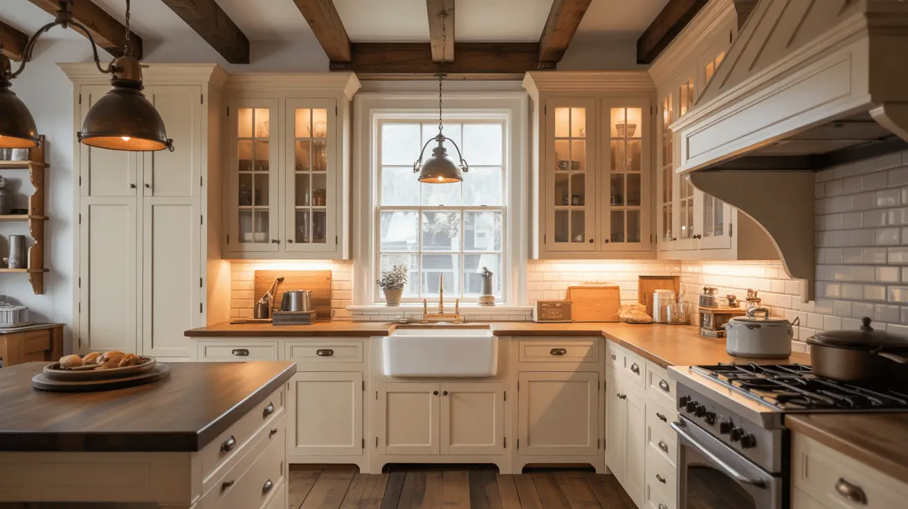 Classic Farm Style Kitchen Design for Rustic Homes and Timeless Country ...