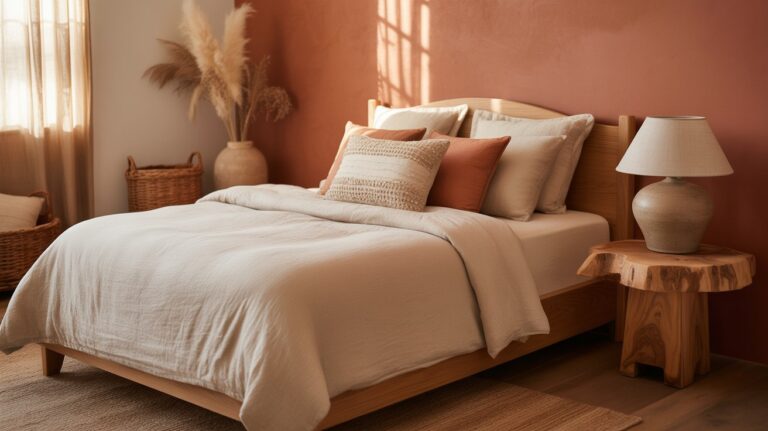 Warm Earthy Bedroom Design Ideas for a Relaxing, Nature-Inspired Space