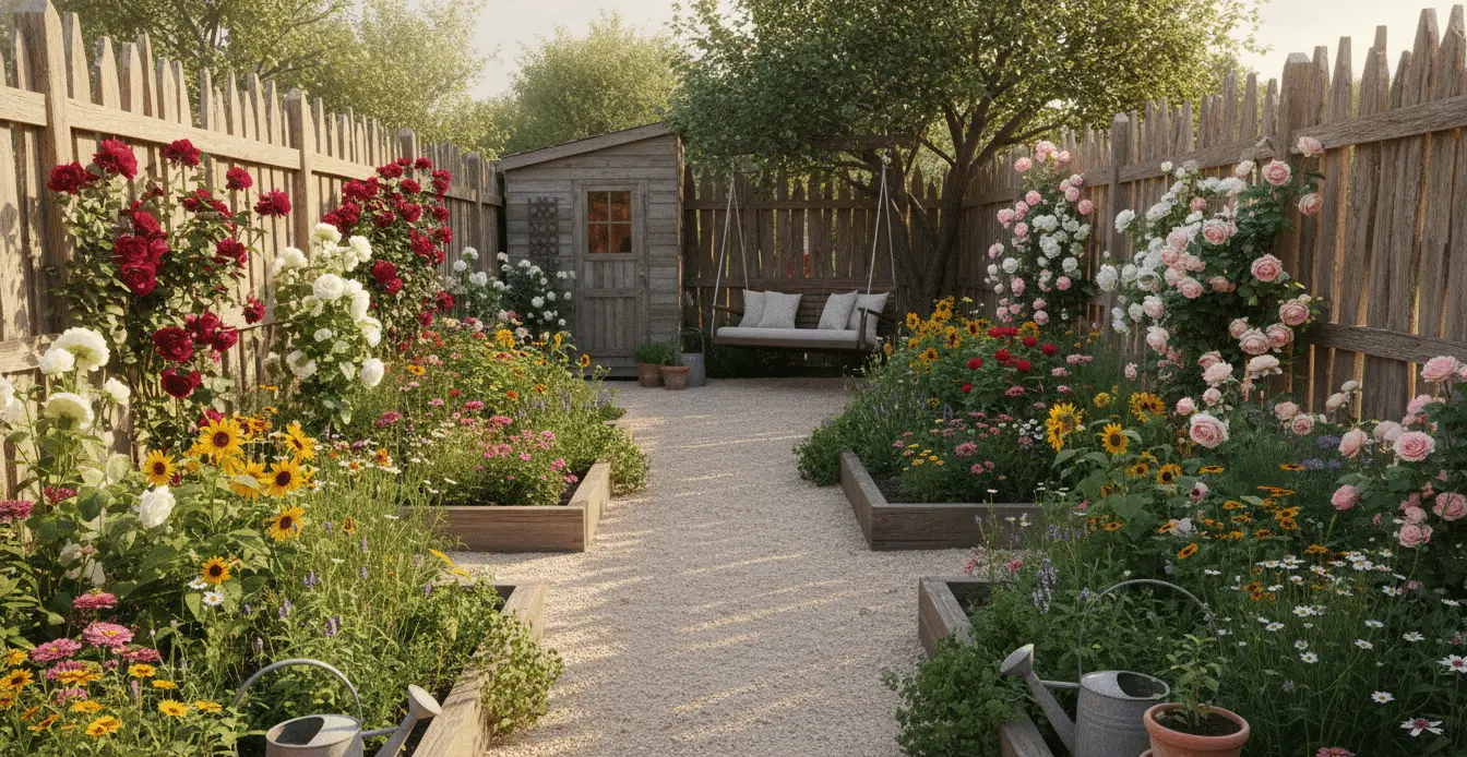 Rustic Farmhouse Backyard Ideas to Create a Charming Garden Escape